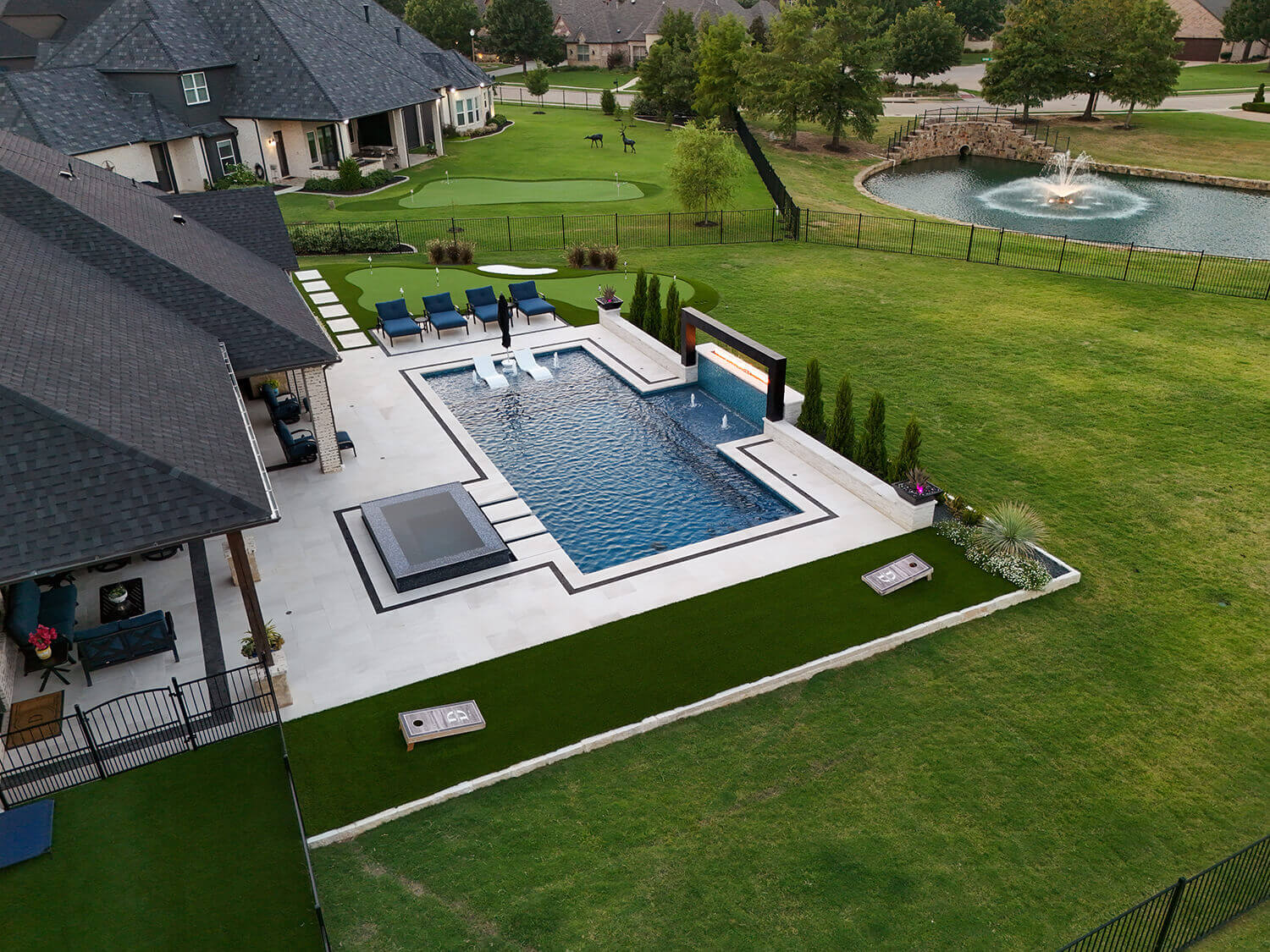 The Flaming Fairway Project - BMR Pool & Patio